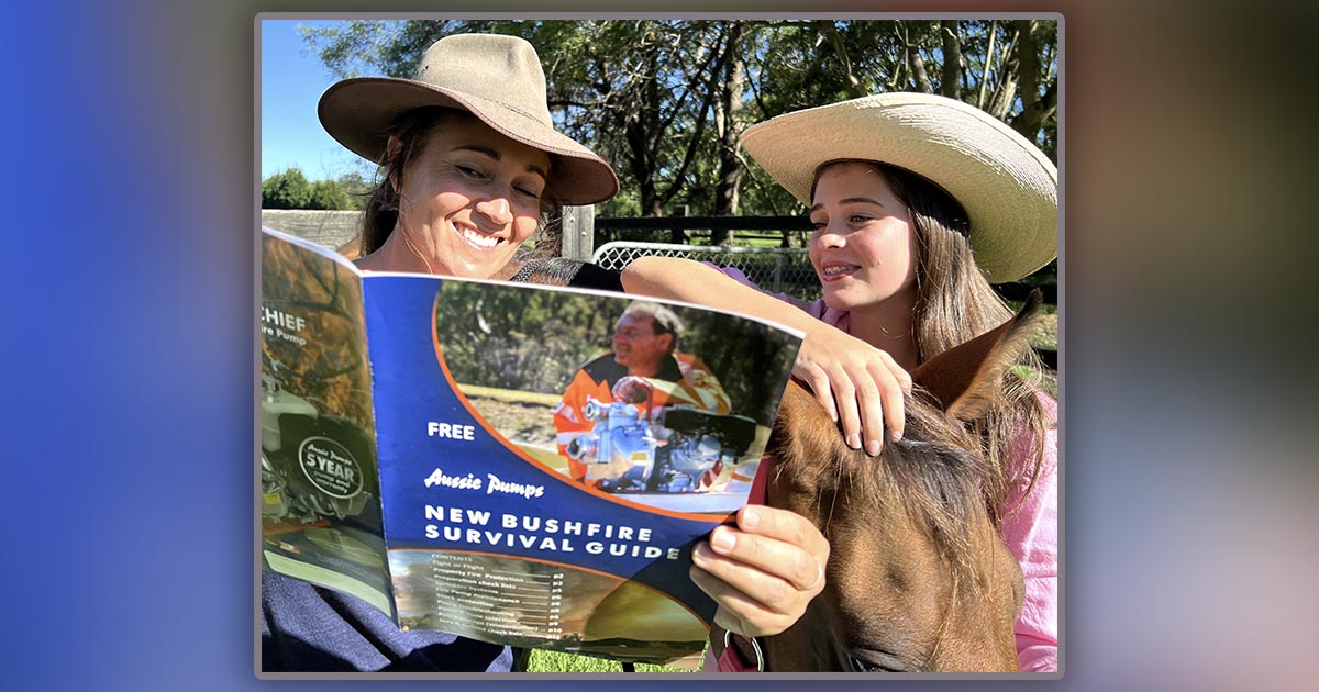 Free Bushfire Survival Guide by Aussie Pumps